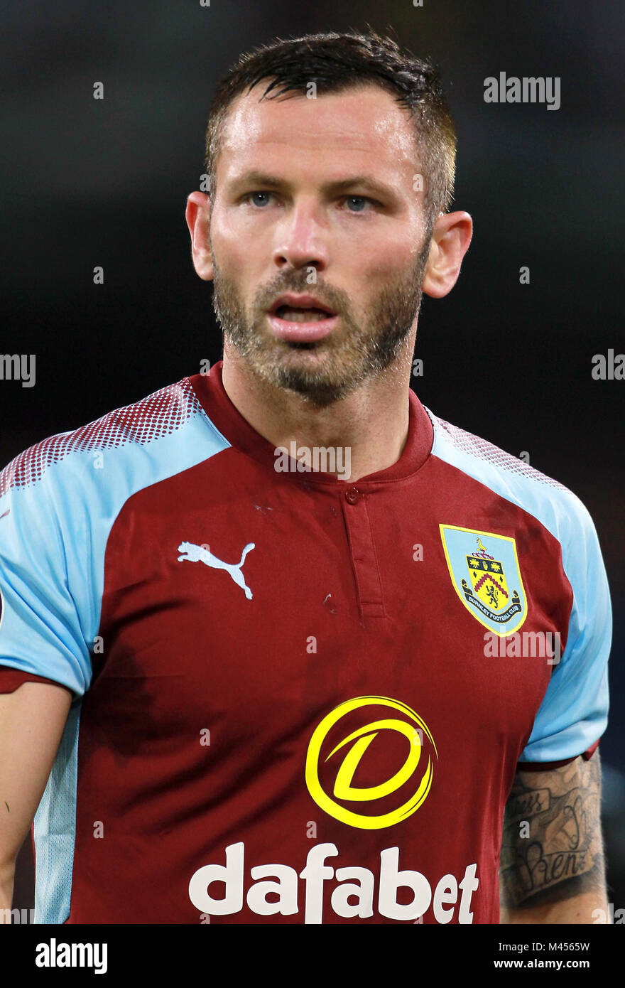 Burnley's Phil Bardsley Stock Photo - Alamy