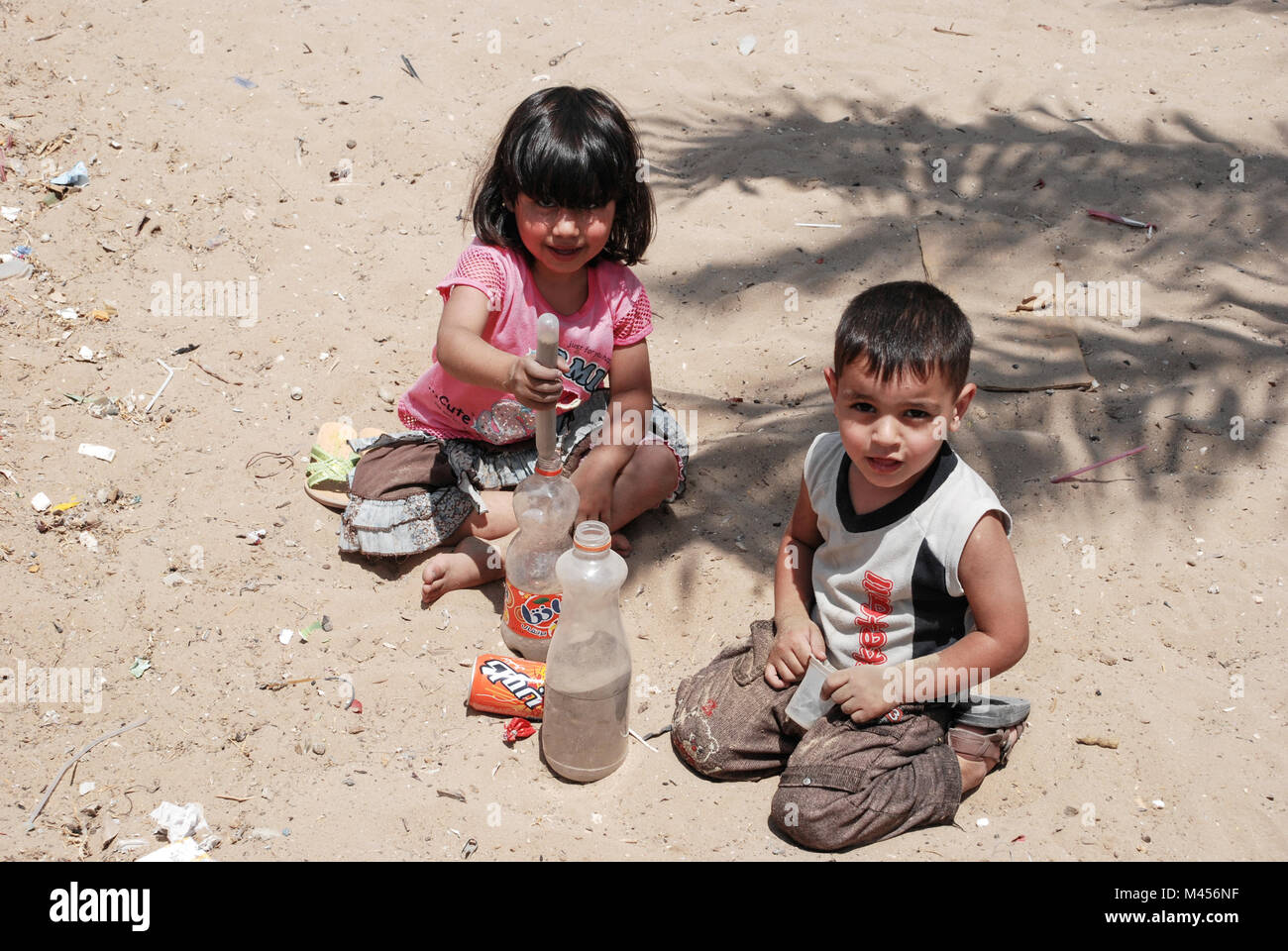 HEBRON, ISRAEL - AUGUST 04, 2010: Horizontal picture of palestinian ...