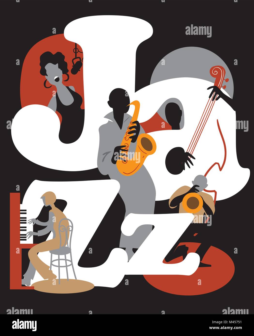 Creative conceptual music festival vector. Band playing musical ...