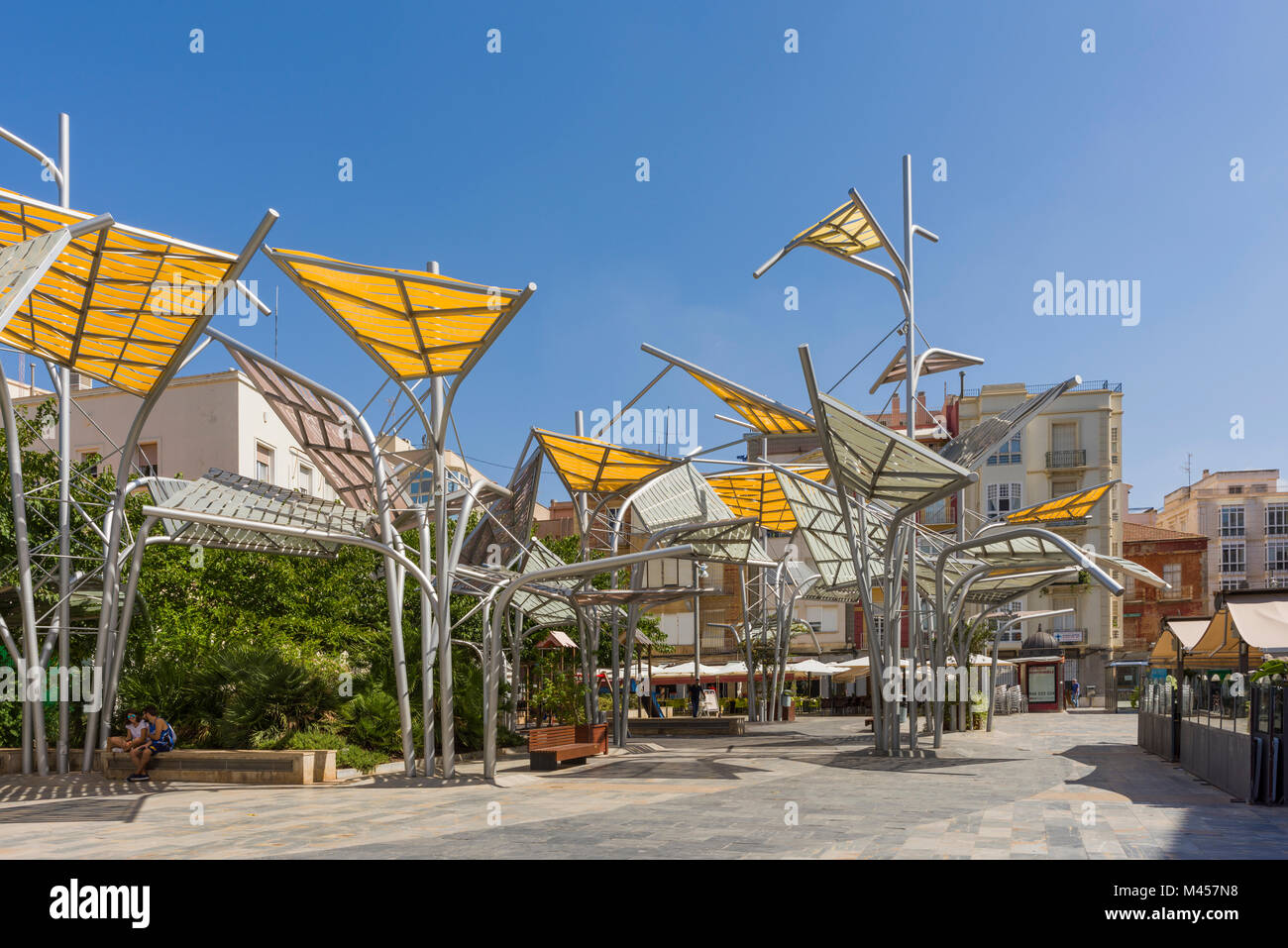 Plaza del Rey in the historic city of Cartagena, Spain Stock Photo - Alamy