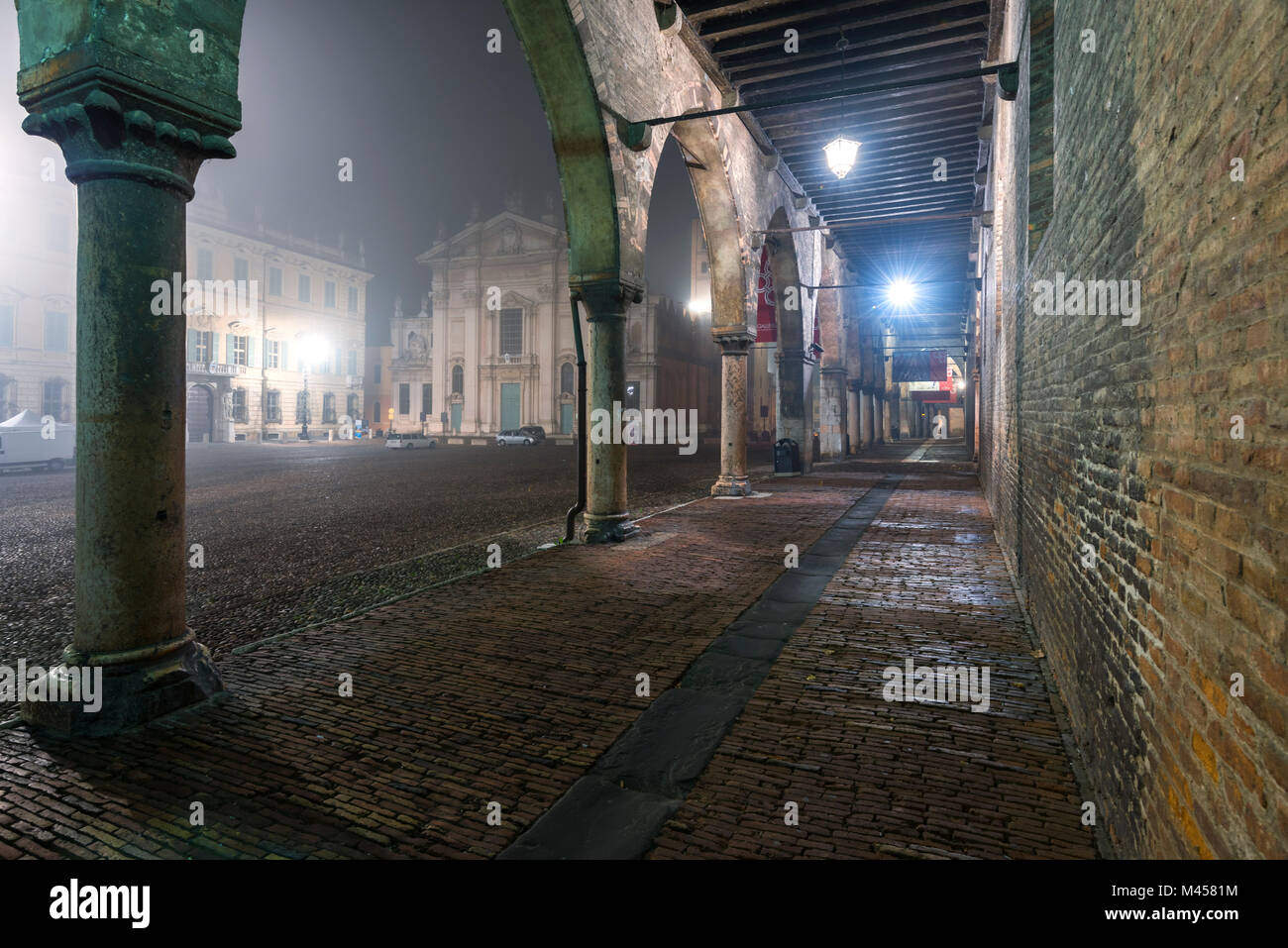 Sordello square in Mantua Euorpe, Italy, Lombardia, Mantua district ...