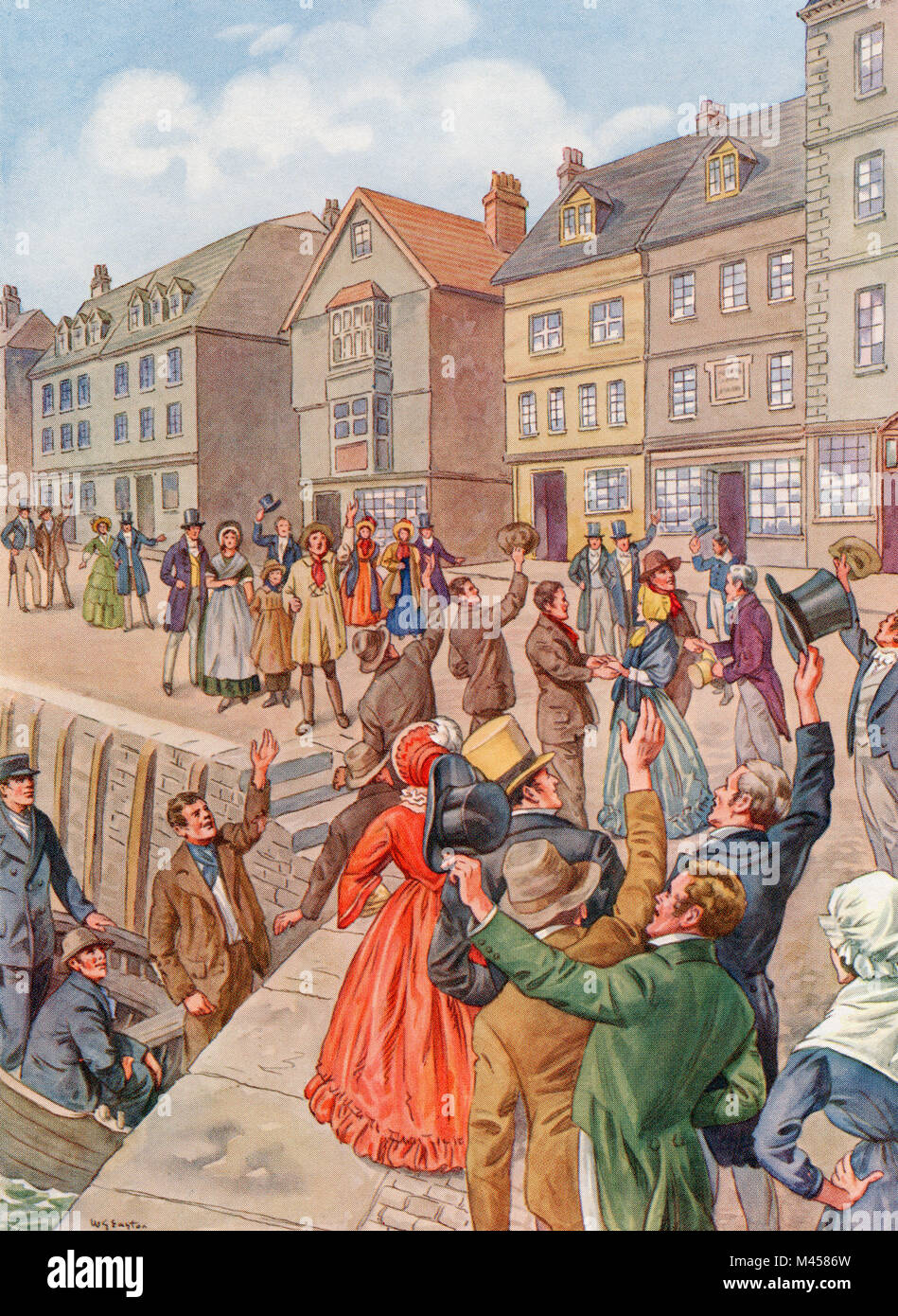 The Homecoming of The Tolpuddle Martyrs, a group of 19th-century Dorset ...