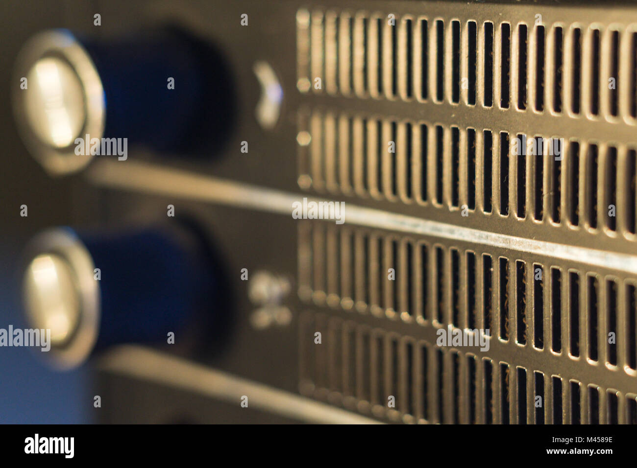 Old radio receiver macro hi-res stock photography and images - Alamy