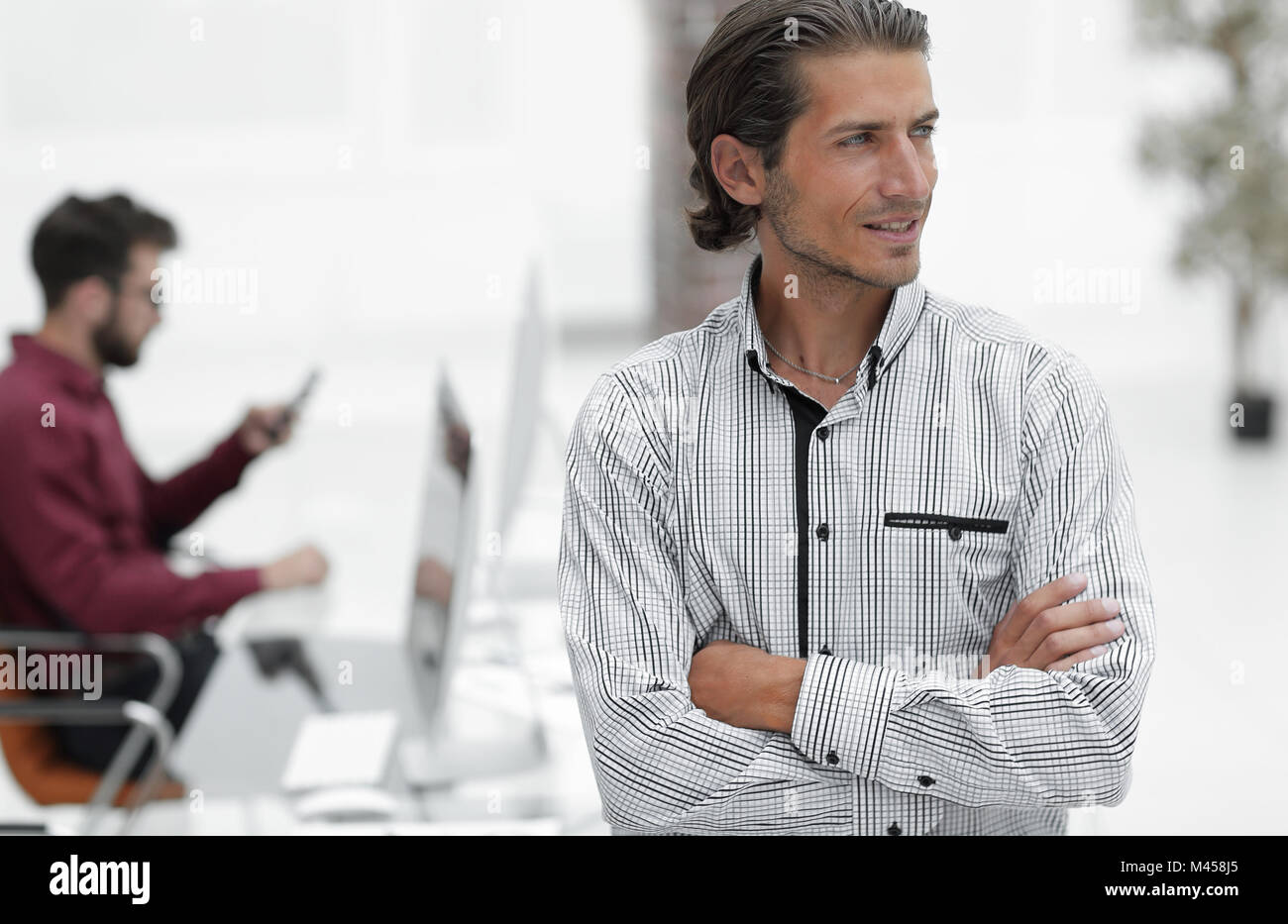 portrait of a successful Manager Stock Photo - Alamy