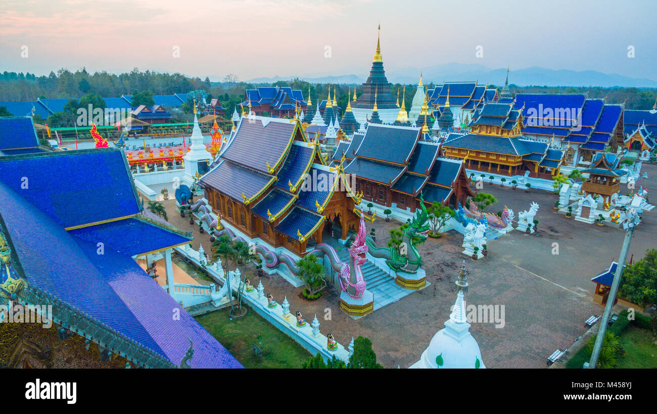Wat Den Sari Sri Muaeng Kaen in Mae Tang Chiang Mai. Beautiful with ...
