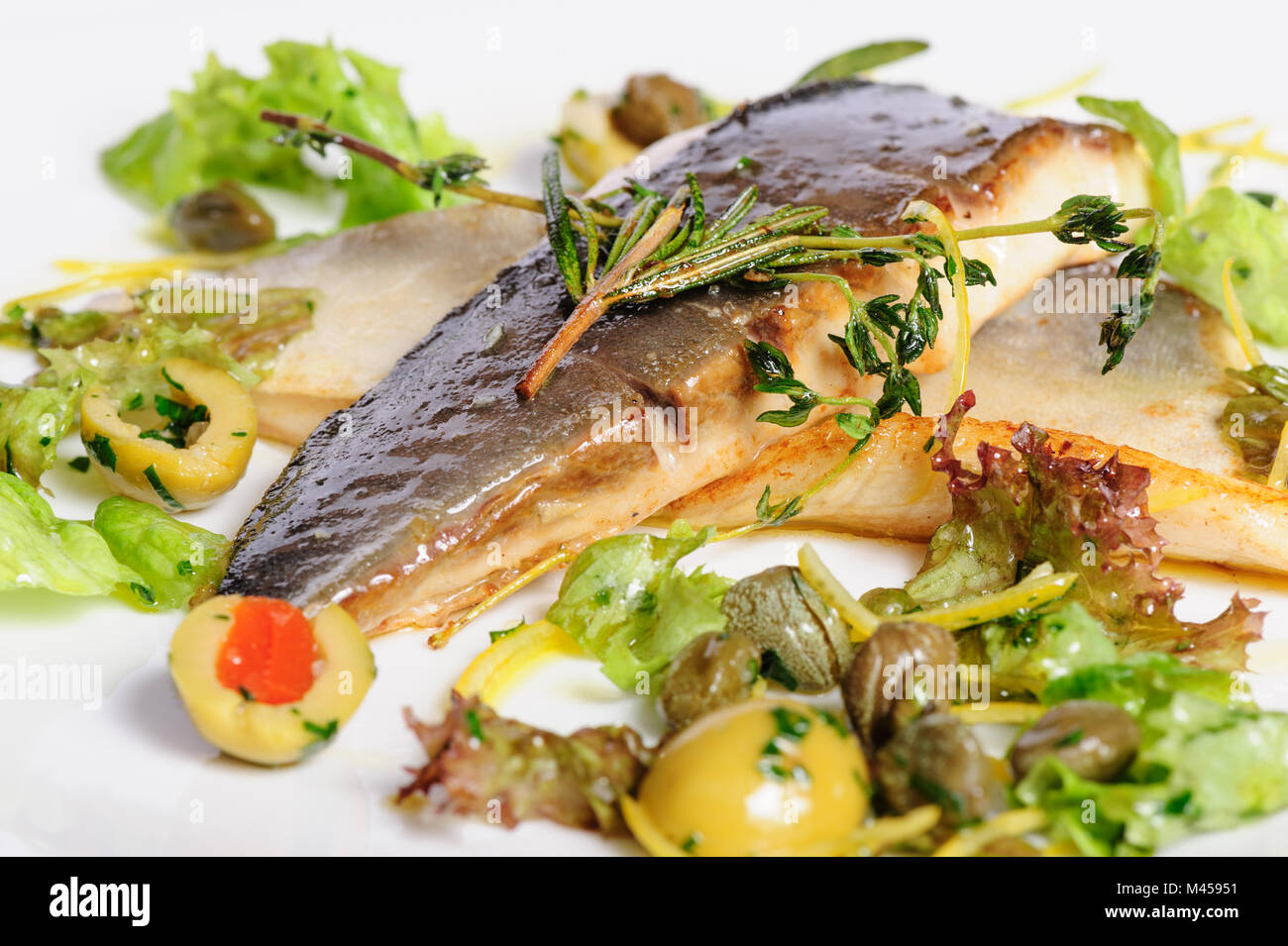 Fried fish fillet Stock Photo - Alamy