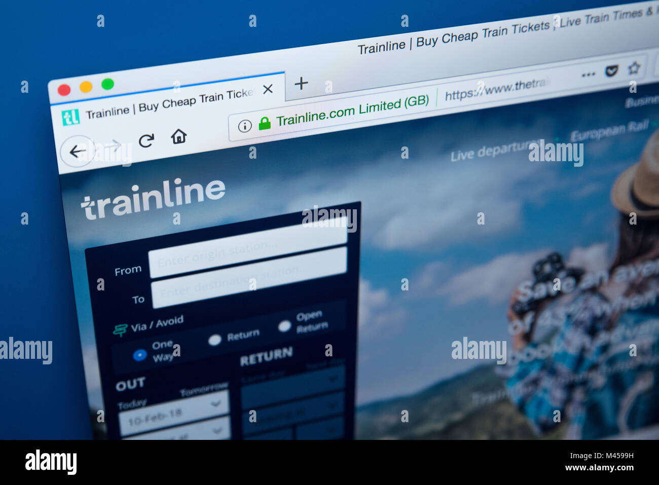 Trainline logo hi-res stock photography and images - Alamy