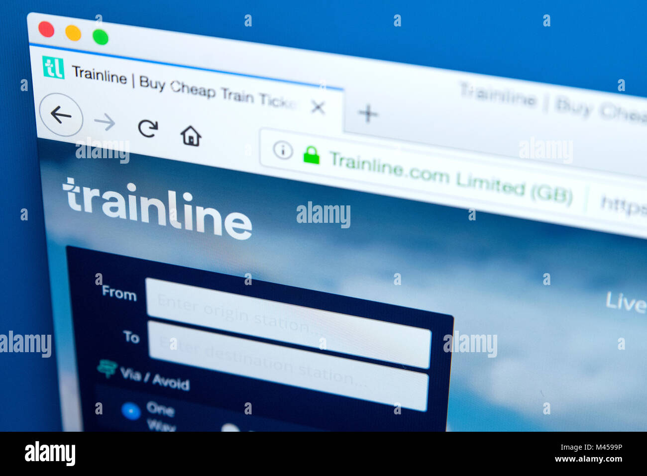 Trainline logo hi-res stock photography and images - Alamy