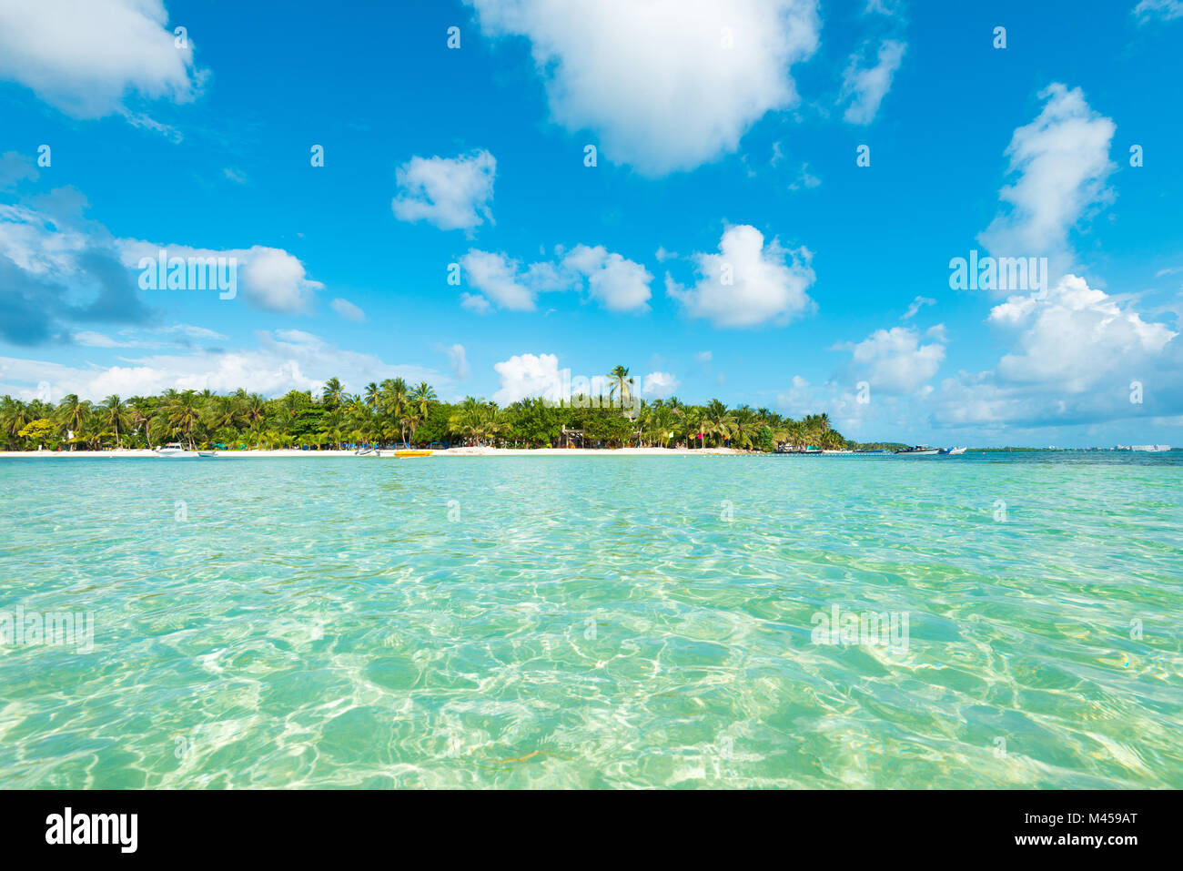 The Sea of the Seven Colors, San Andres Island, Colombia, South America ...