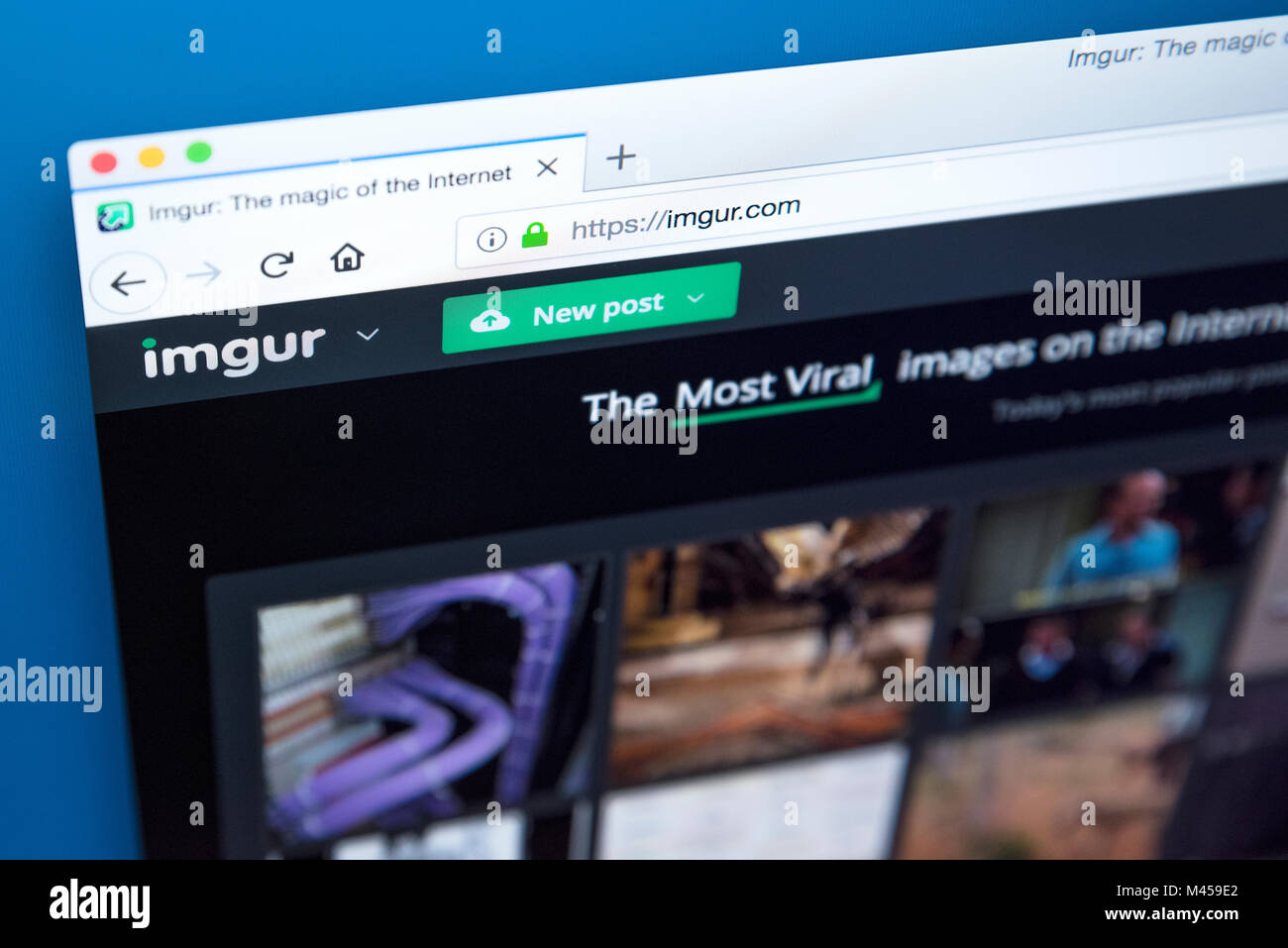 Imgur logo hi-res stock photography and images - Alamy