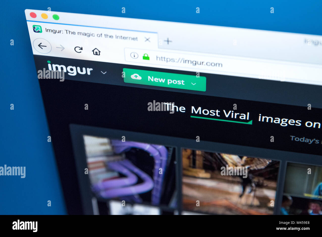Imgur logo hi-res stock photography and images - Alamy