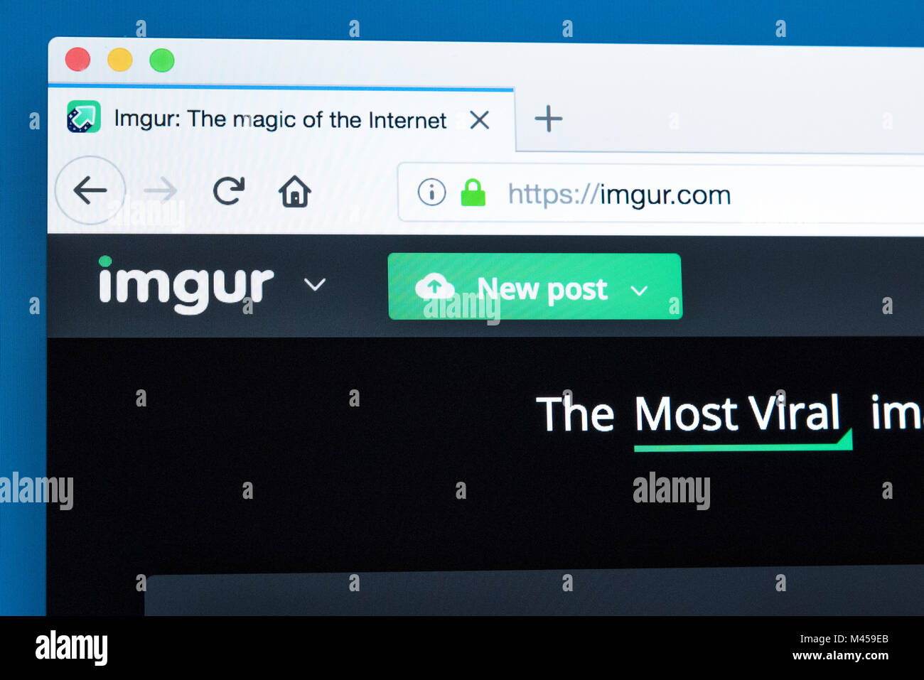 Imgur logo hi-res stock photography and images - Alamy