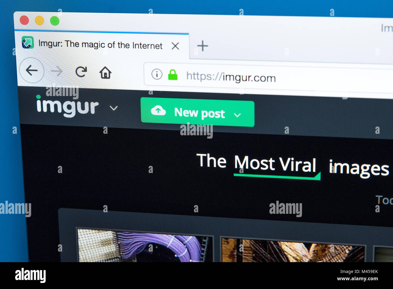 Imgur logo hi-res stock photography and images - Alamy