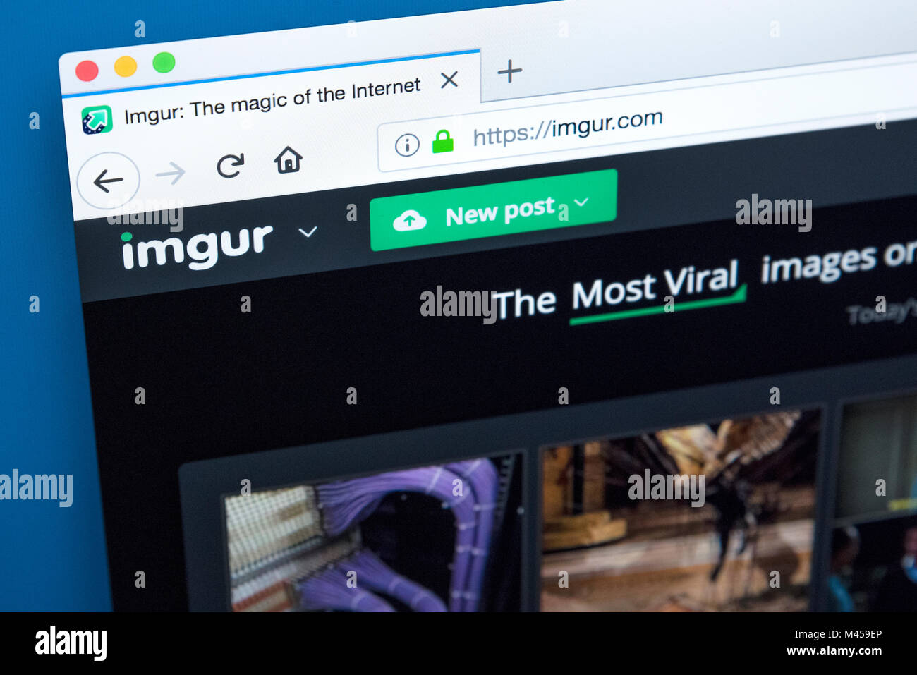 Imgur logo hi-res stock photography and images - Alamy