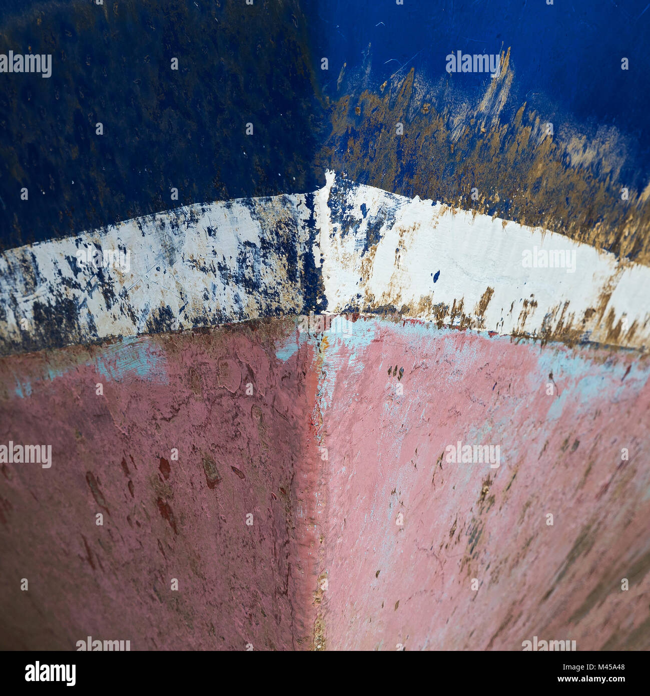 Colourful Front-on Close-up of Sailing Boat Bow Stock Photo - Alamy