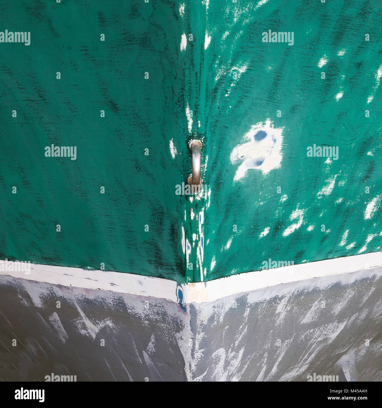 Colourful Front-on Close-up of Sailing Boat Bow Stock Photo - Alamy