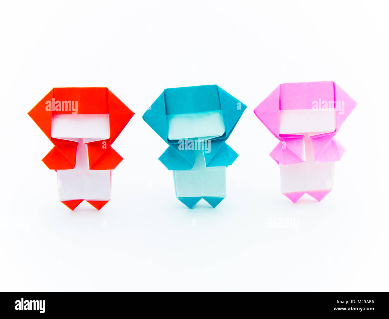 Colorful Origami Ninja Stock Photo - Alamy