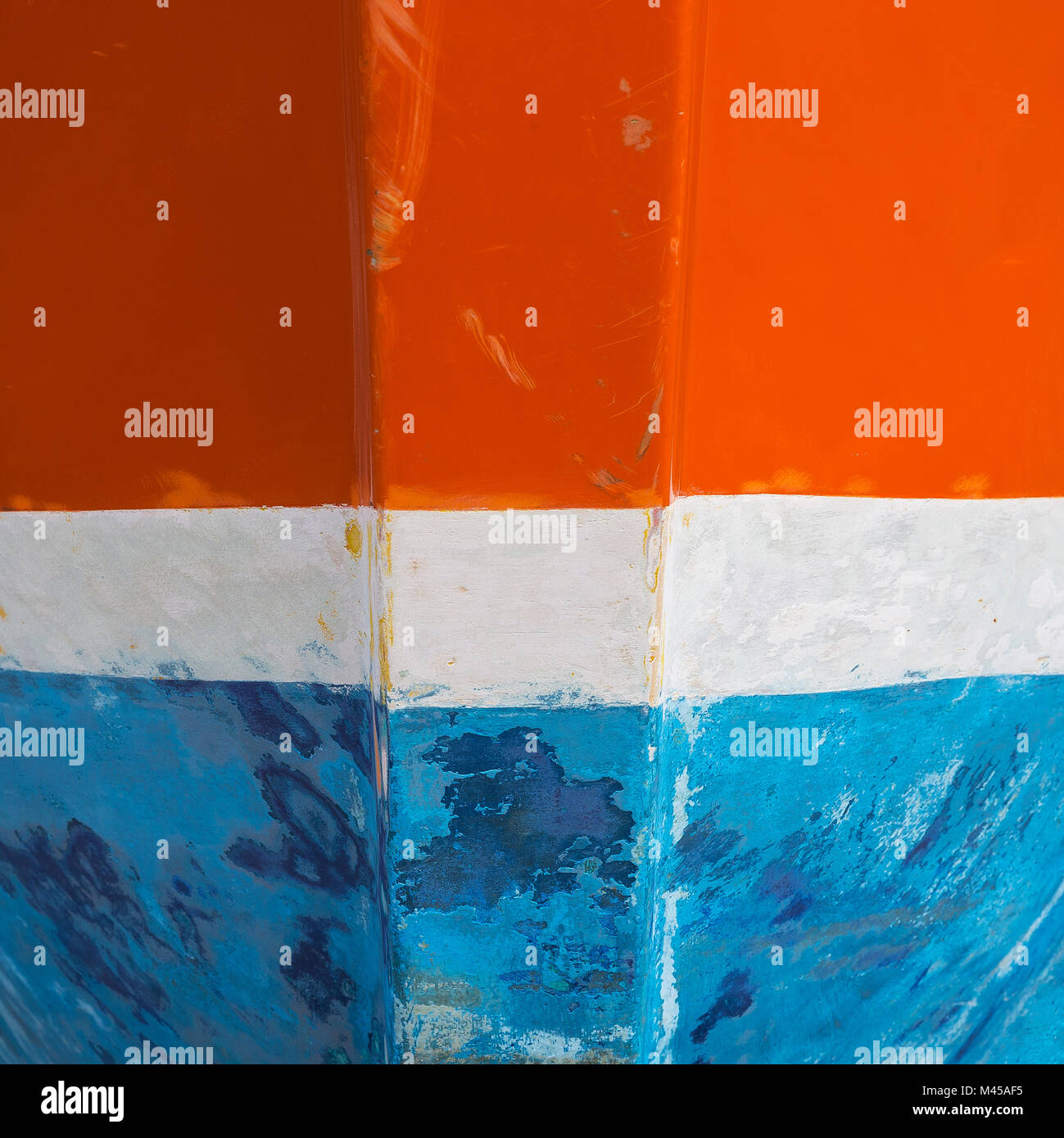 Colourful Front-on Close-up of Sailing Boat Bow Stock Photo - Alamy