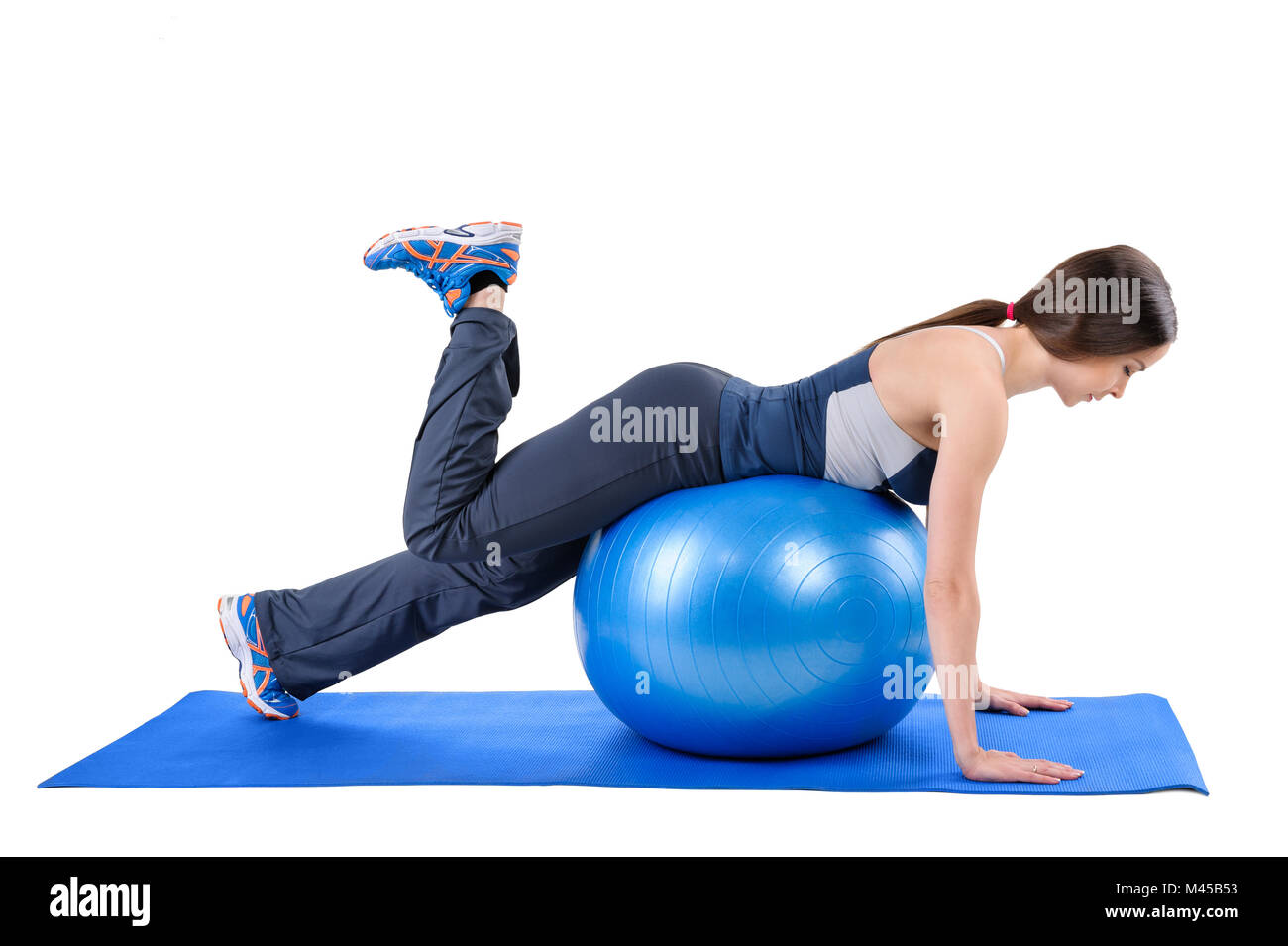 Single Leg Ball Rolls