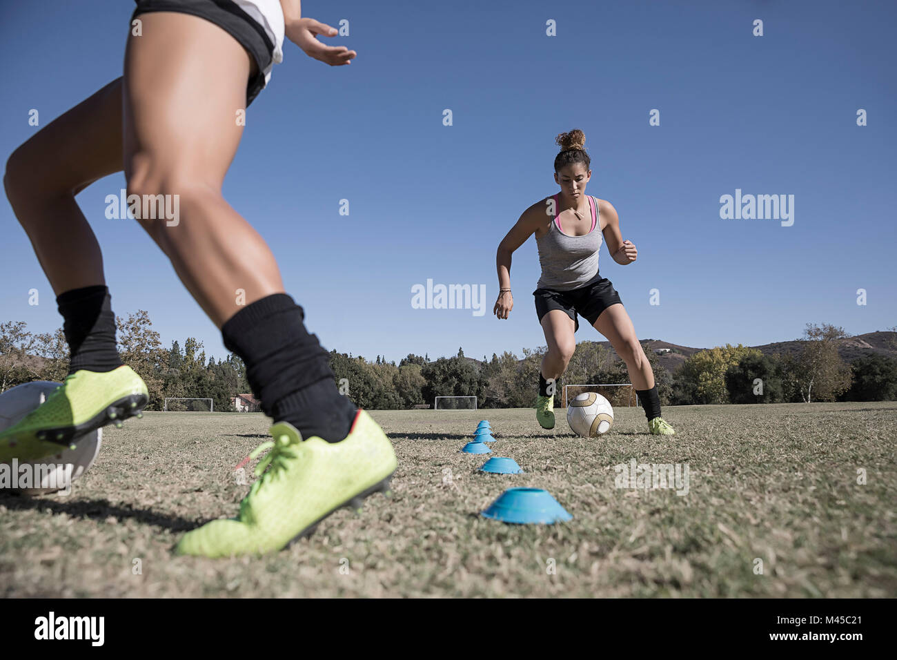 Soccer dribbling concept hi-res stock photography and images - Alamy