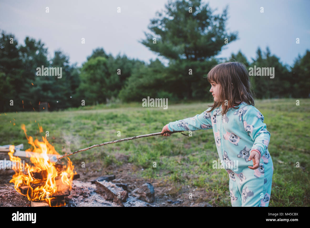Marshmallow Burning Stock Photos & Marshmallow Burning Stock Images - Alamy