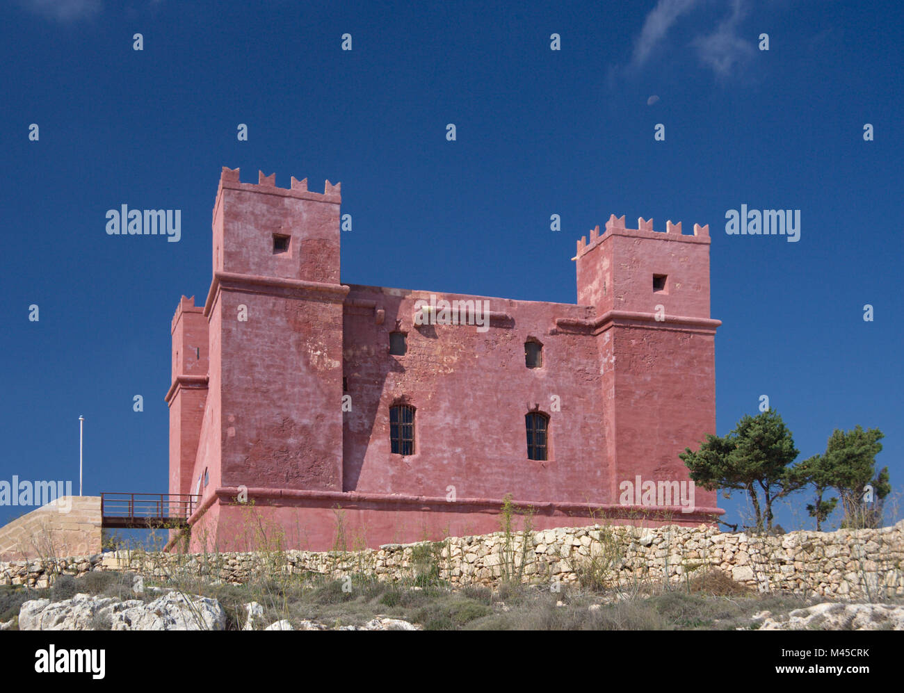 The Red Tower, also known as St. Agatha's Tower is located on the ...