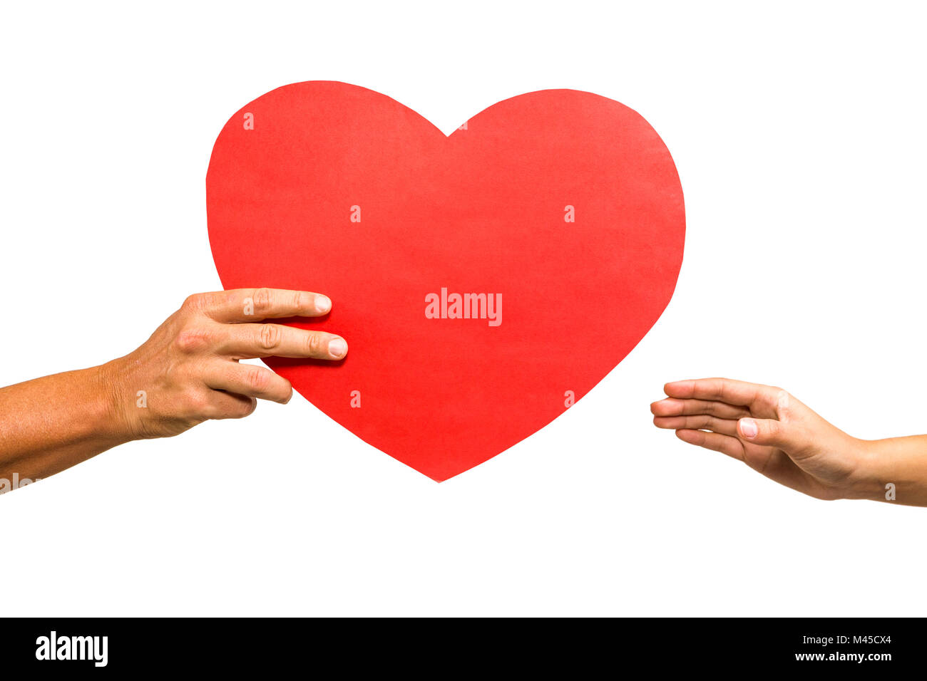 Man giving heart hi-res stock photography and images - Alamy