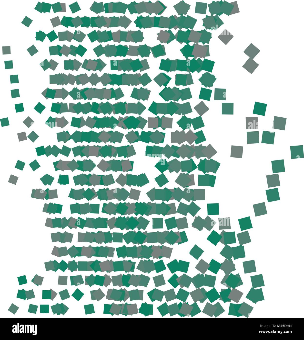 Colored abstract overlapping square pattern, digital generative art for ...