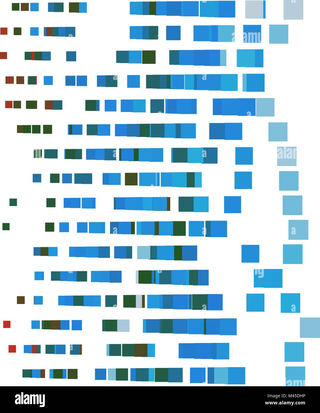 Colored abstract overlapping square pattern, digital generative art for ...