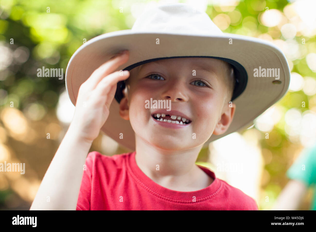 Boy in hat hi-res stock photography and images - Alamy