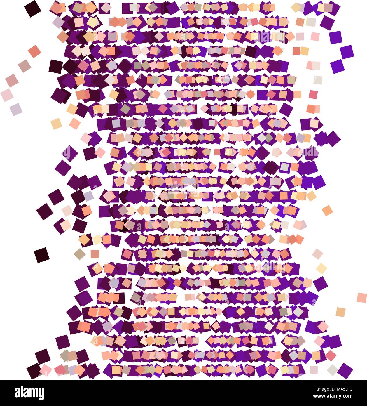 Vector graphic. Colored abstract overlapping square, rectangle shape ...