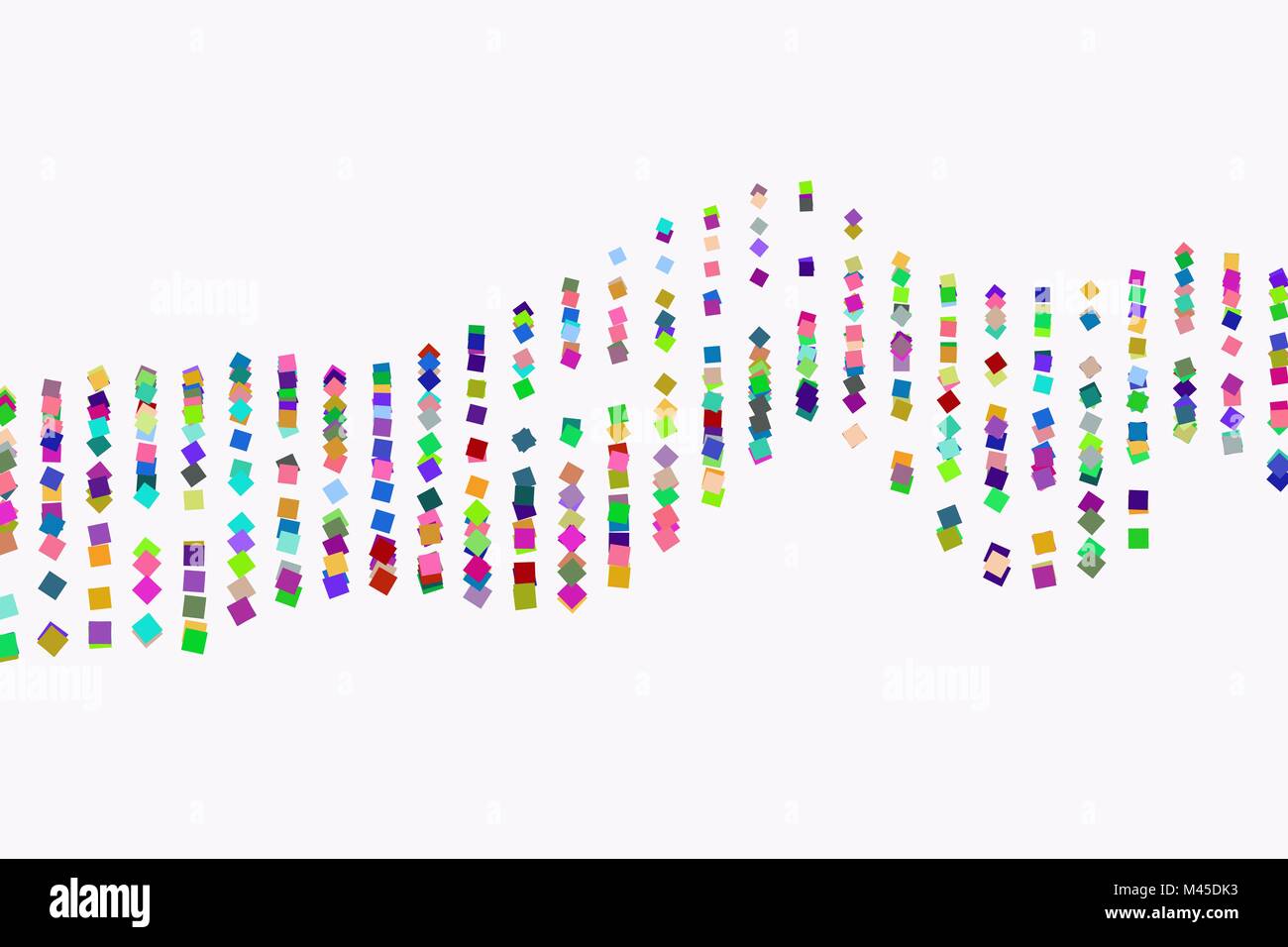 Vector graphic. Colored abstract overlapping square, rectangle shape ...