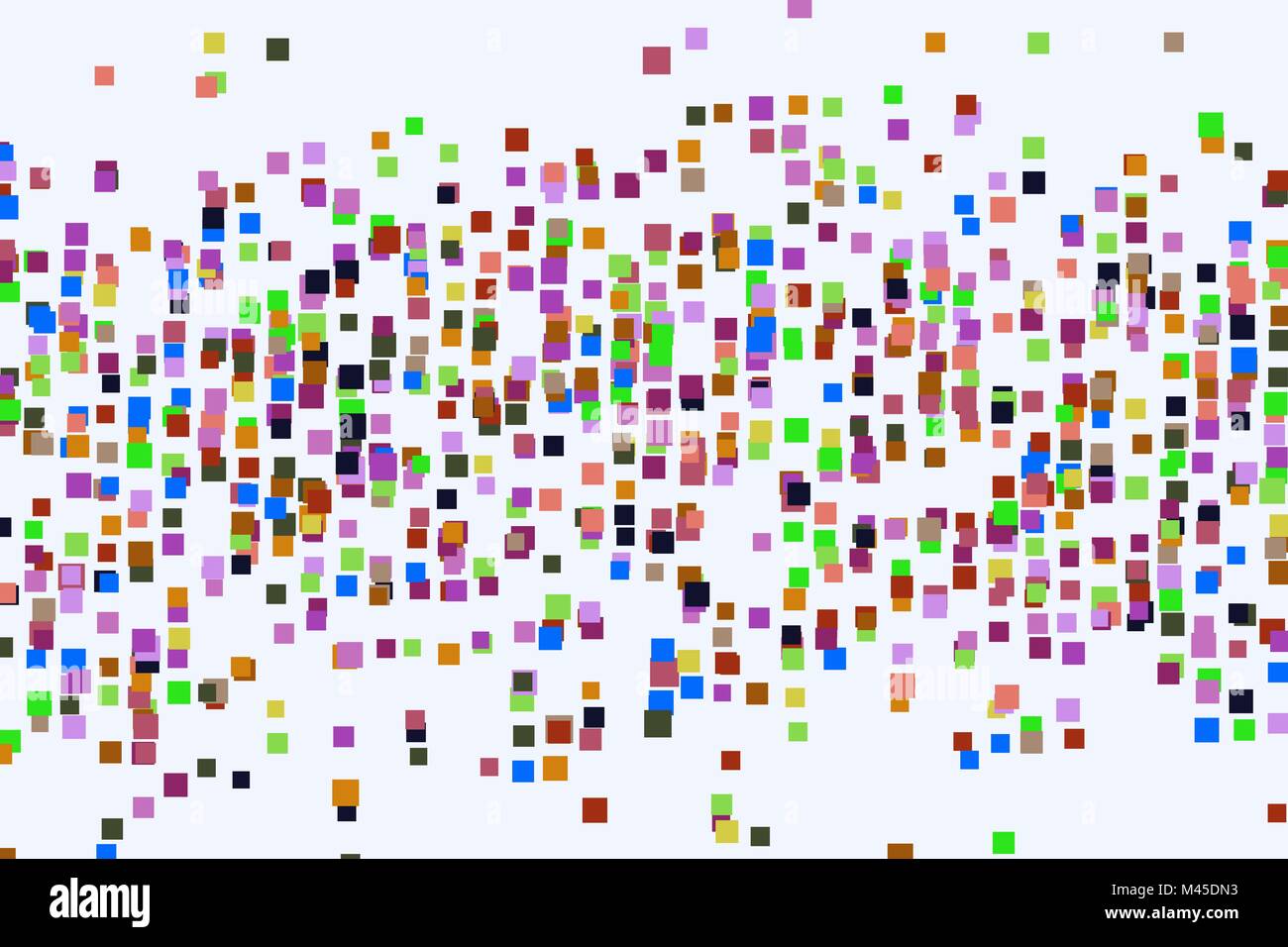 Vector graphic. Colored abstract overlapping square, rectangle shape ...