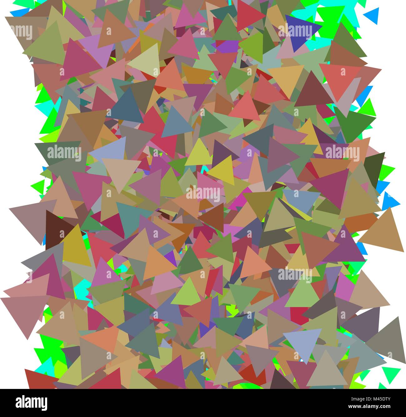 Vector graphic. Colored abstract overlapping triangle shape pattern ...