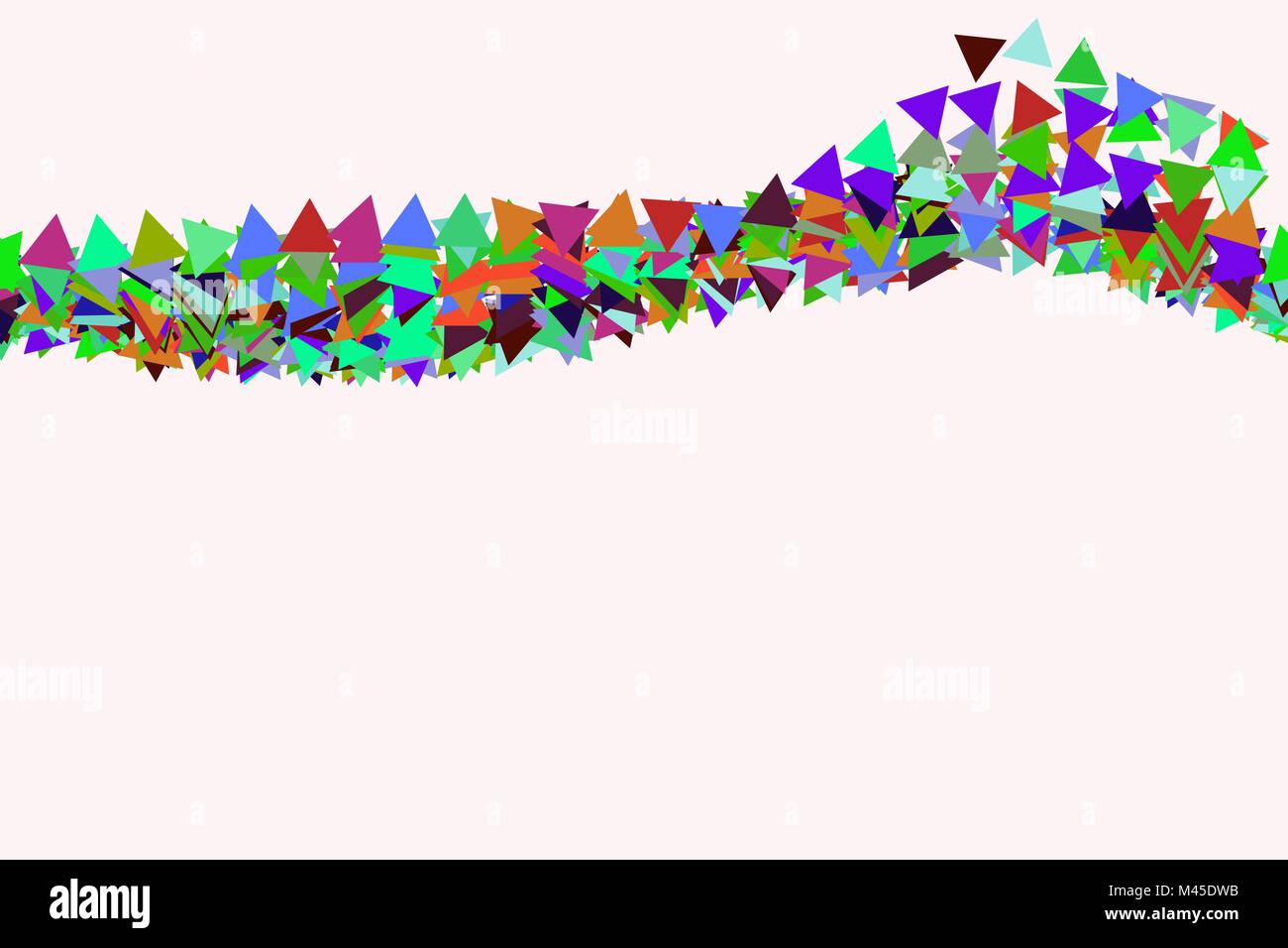 Vector graphic. Colored abstract overlapping triangle shape pattern. Good for web page ...