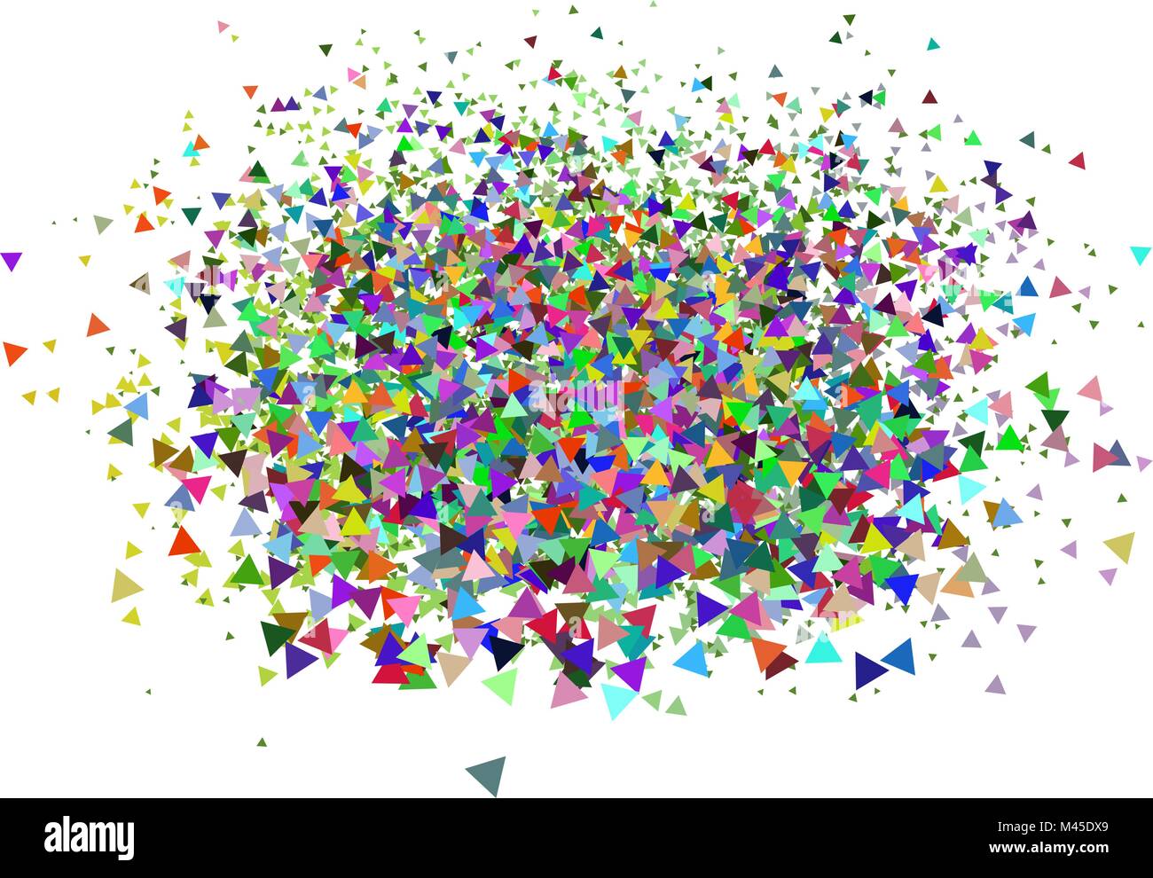 Vector graphic. Colored abstract overlapping triangle shape pattern ...