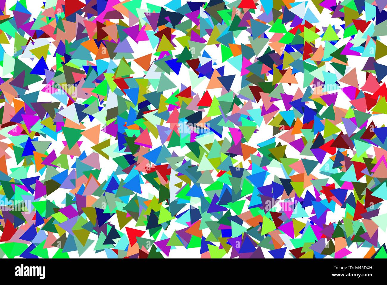 Vector graphic. Colored abstract overlapping triangle shape pattern ...