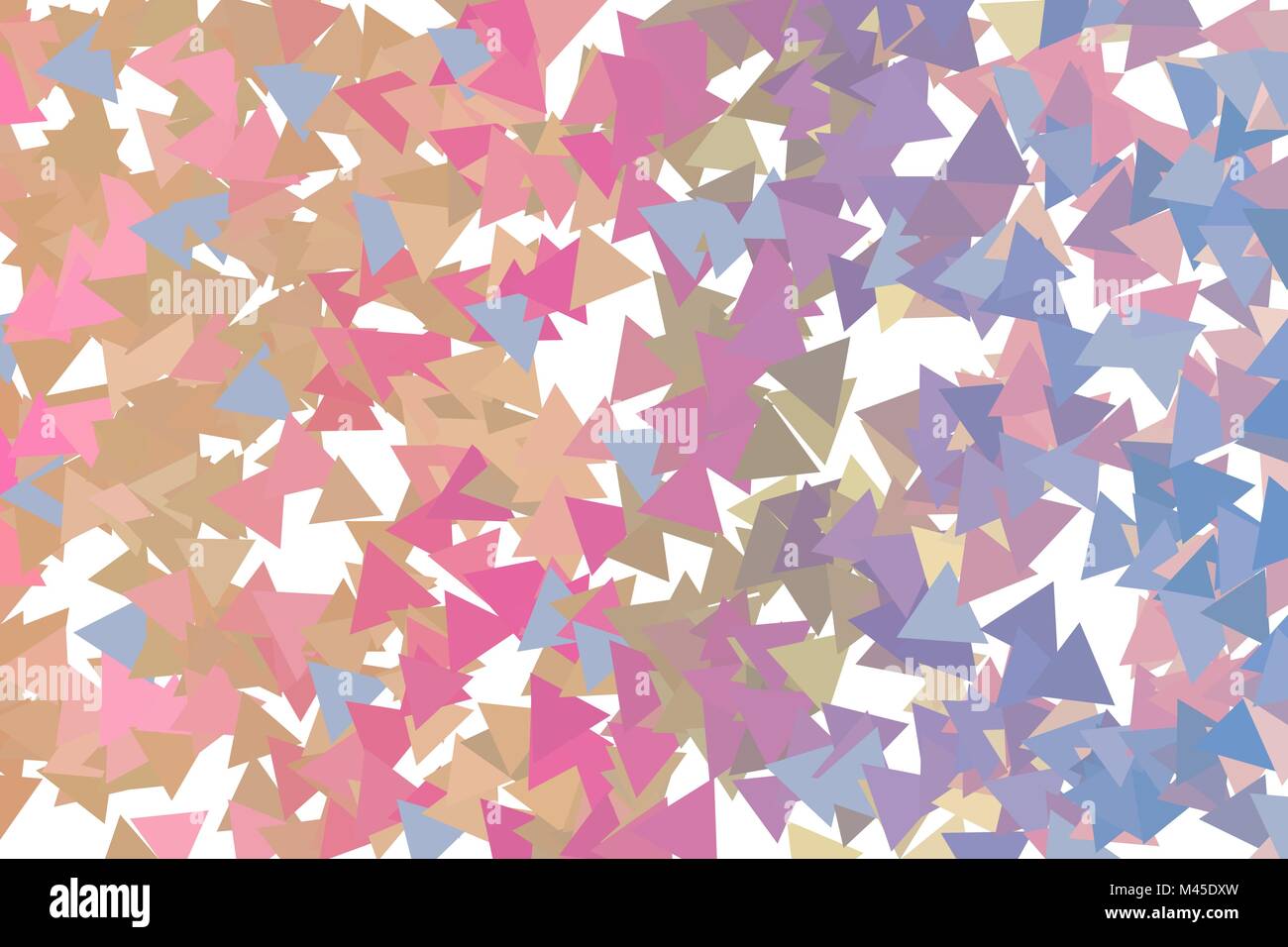 Vector graphic. Colored abstract overlapping triangle shape pattern ...