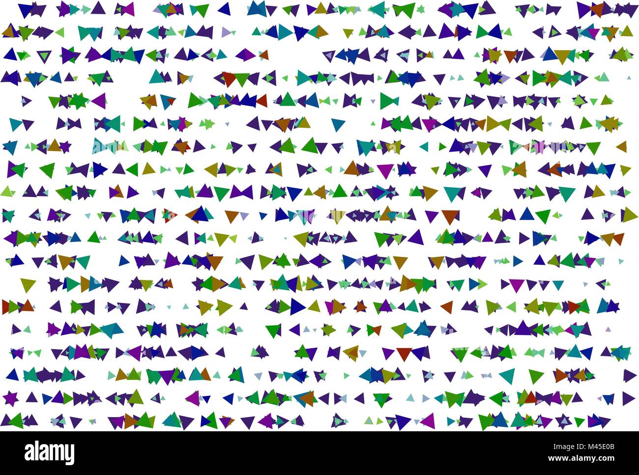 Vector graphic. Colored abstract overlapping triangle shape pattern ...