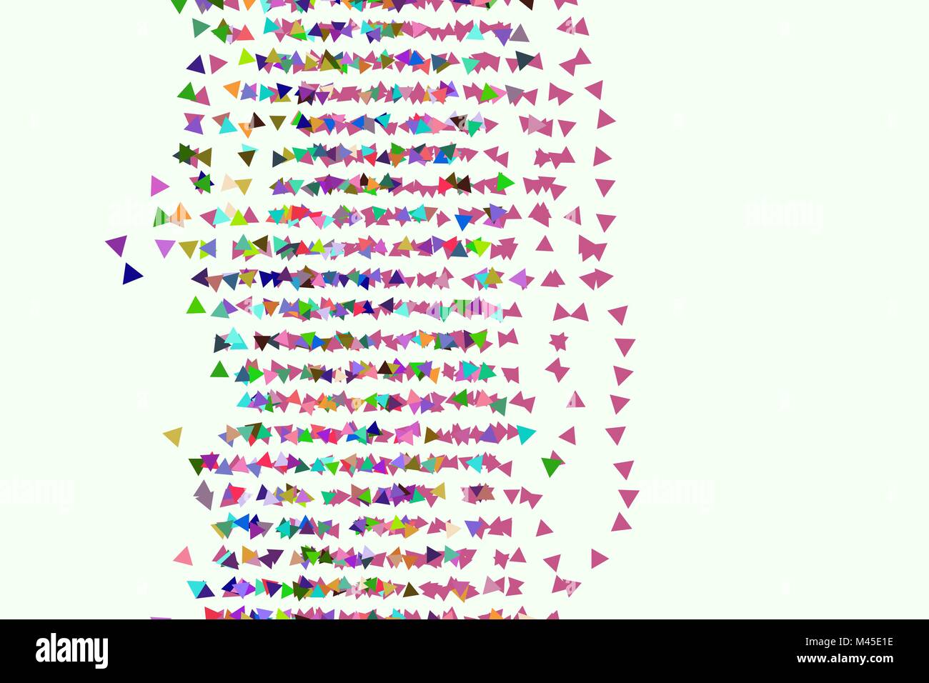 Vector graphic. Colored abstract overlapping triangle shape pattern ...