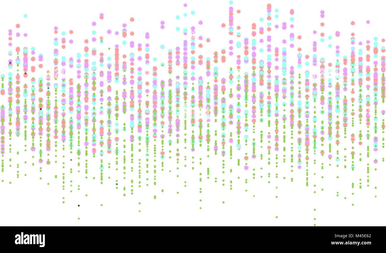 Vector graphic. Colored abstract overlapping star shape pattern. Good ...