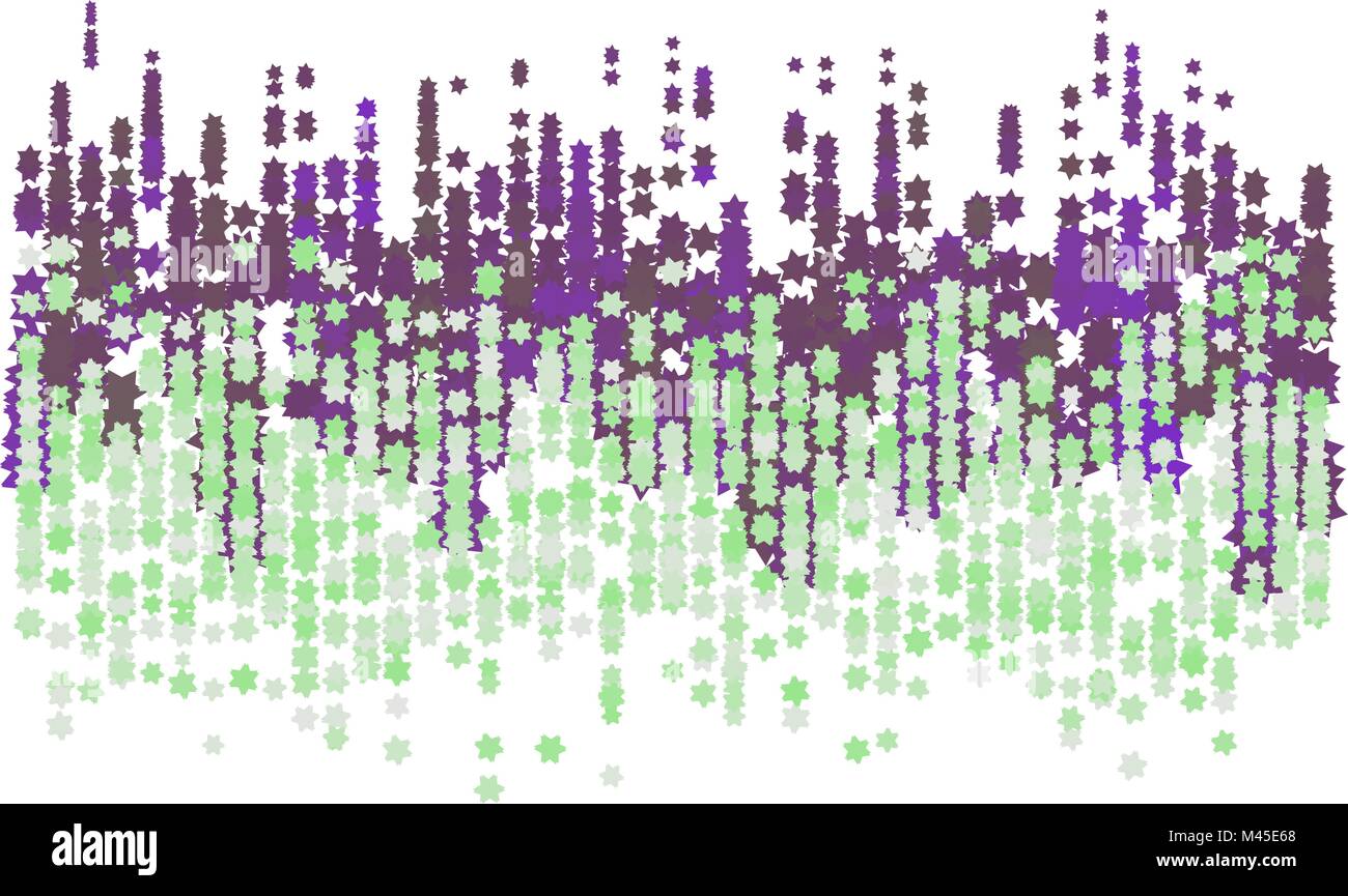 Vector graphic. Colored abstract overlapping star shape pattern. Good ...