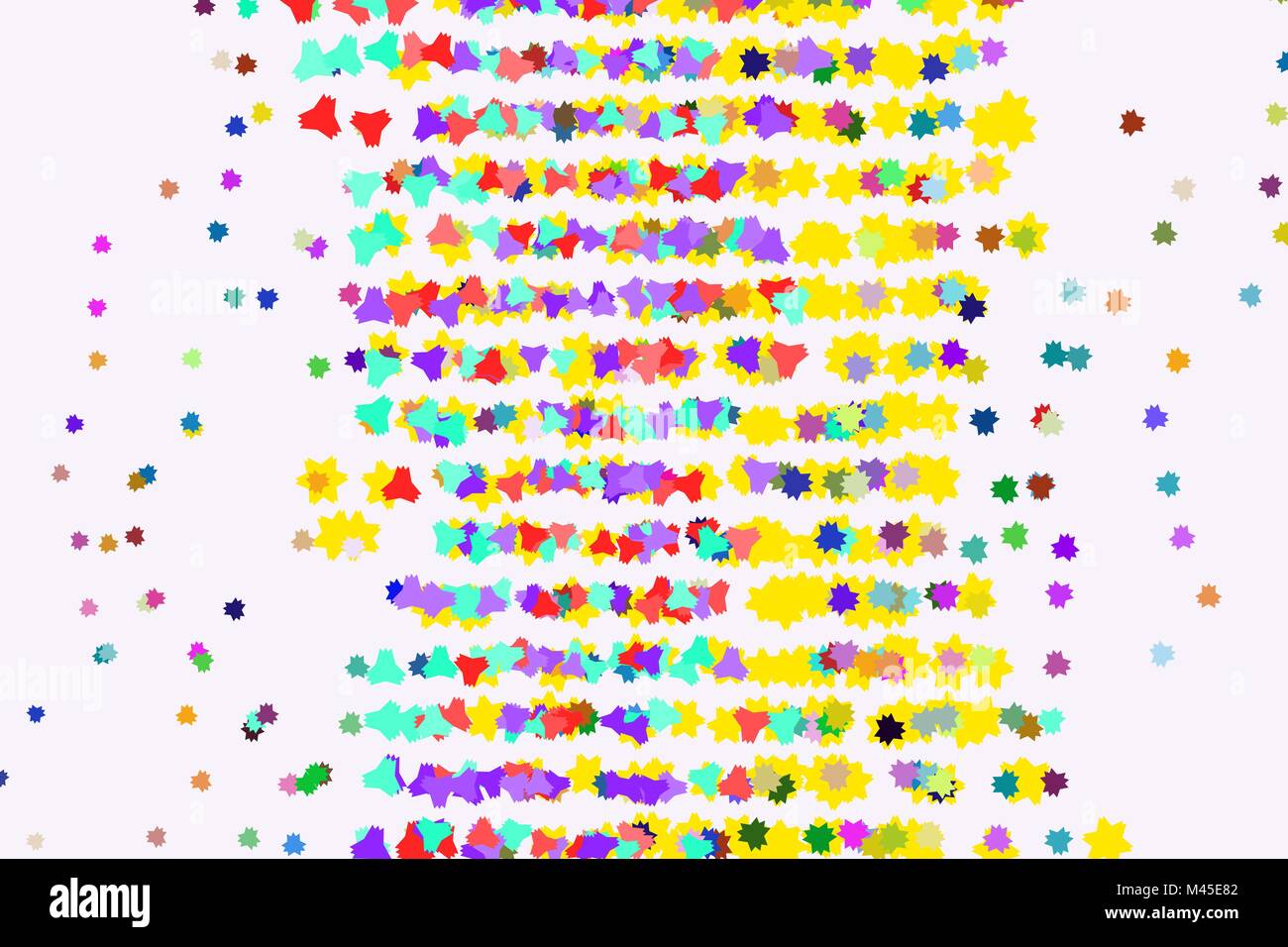 Vector graphic. Colored abstract overlapping star shape pattern. Good ...