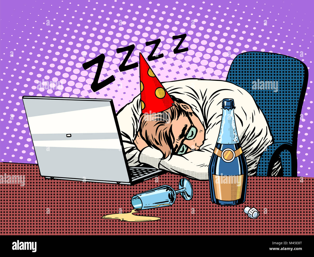 Hard birthday party Stock Photo - Alamy