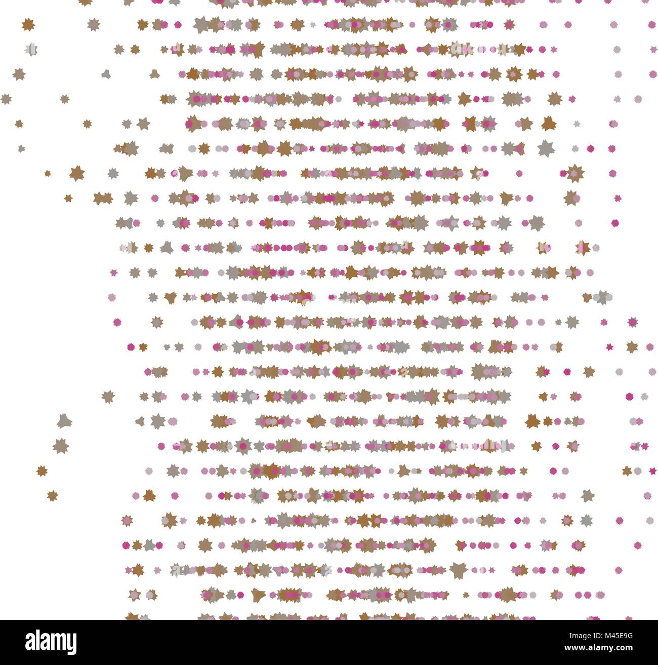 Vector graphic. Colored abstract overlapping star shape pattern. Good ...