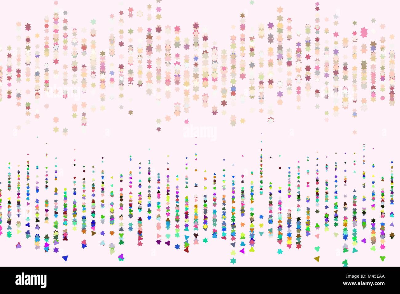 Vector graphic. Colored abstract overlapping star shape pattern. Good ...