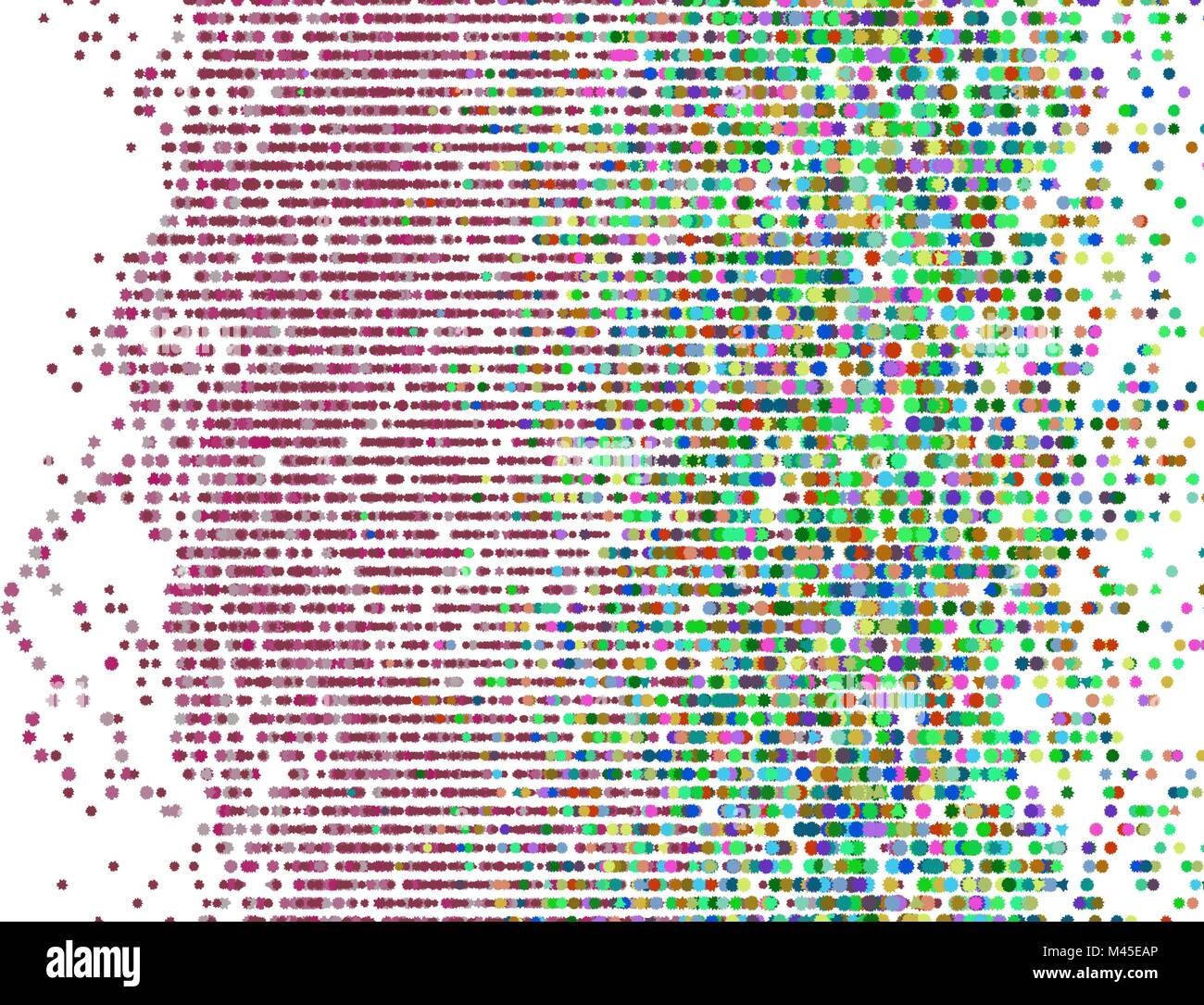 Vector graphic. Colored abstract overlapping star shape pattern. Good ...