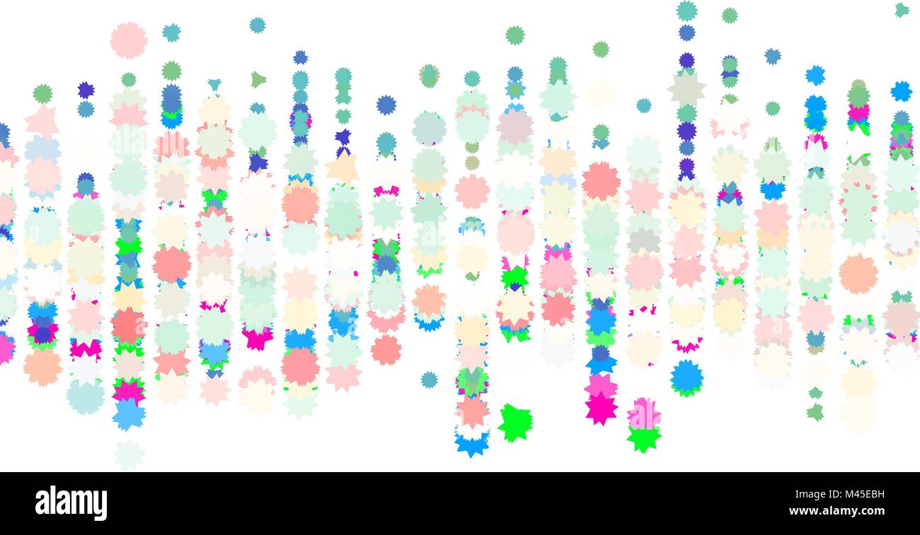 Vector graphic. Colored abstract overlapping star shape pattern. Good ...