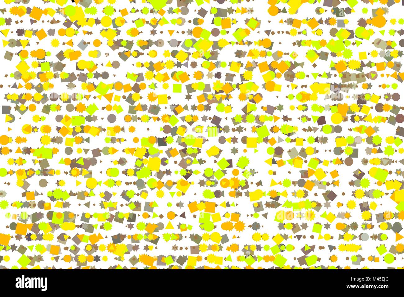 Vector graphic. Colored abstract overlapping mixed shape pattern. Good ...