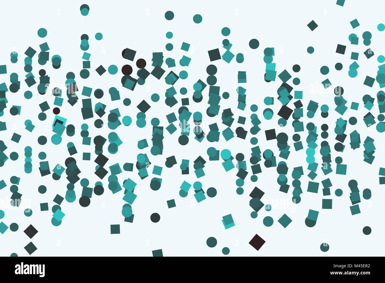 Vector graphic. Colored abstract overlapping ellipse & square box shape ...